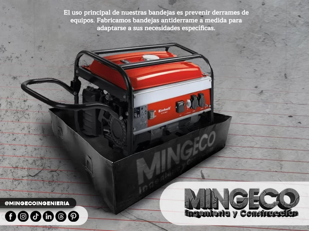 Bandeja antiderrame: qué es y por qué tu empresa la necesita - MINGECO